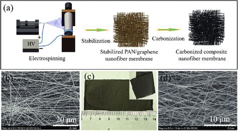 A Illustrates The Procedure Of The Cnf Membrane Including Download Scientific Diagram