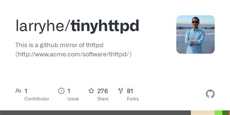 Github Larryhe Tinyhttpd This Is A Github Mirror Of Thttpd Acme Software Thttpd