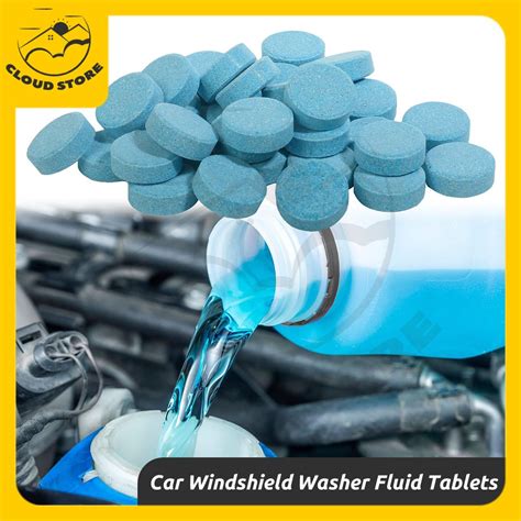 10pcs Car Windshield Washer Tablet Washer Fluid Glass Cleaner