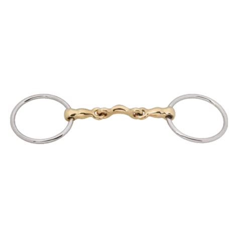 Eggbutt Curved Mouth Single Jointed Oval Rings Hilbarsteel