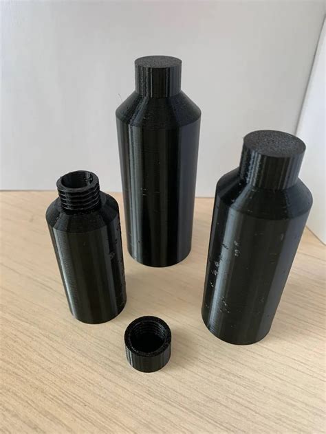 Bottles With A Cap 25ml 50ml 75ml By Baron Makerworld Download Free 3d
