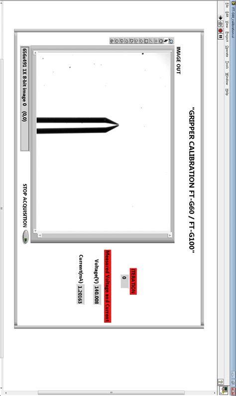 figure b1 screenshot of labview front panel program developed for