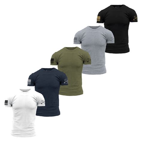 Standard Issue Core 5 Pack Basic T Shirts Grunt Style Llc