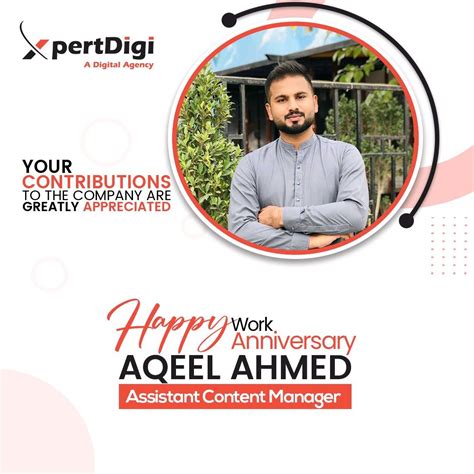 aqeel ahmad on linkedin workanniversary gratitude xpertdigi