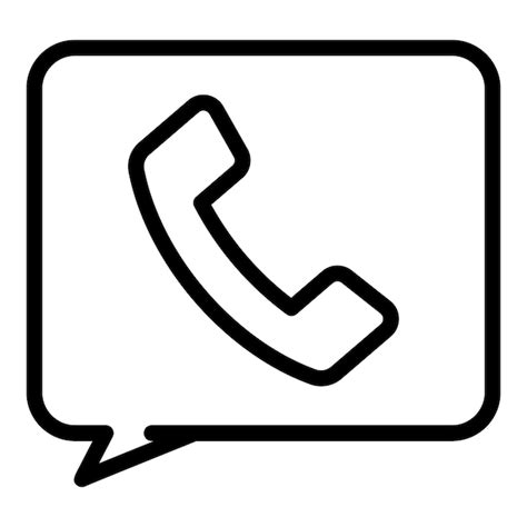 Premium Vector Call Sms Interface Icon Outline Call Sms Interface