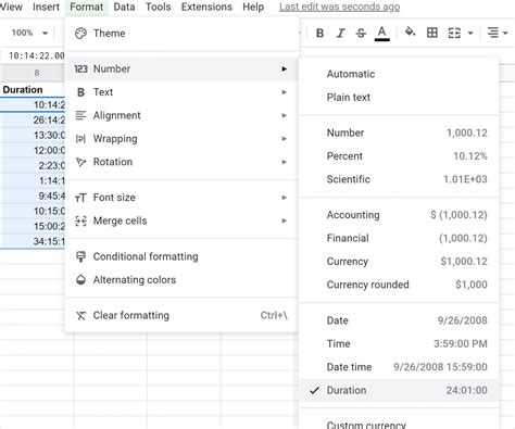 Google Sheets How To Convert Time Duration To Minutes