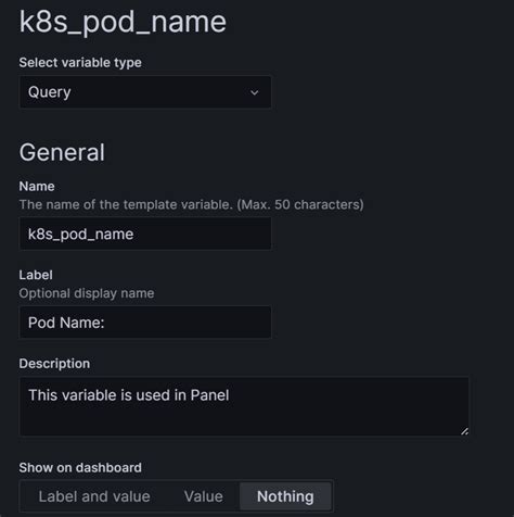 hide variable but can use in overides dashboards grafana labs