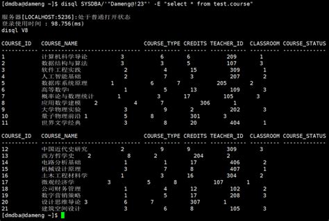 关于linux脚本中调用达梦数据库disql执行sql或sql脚本的方法 良的世界