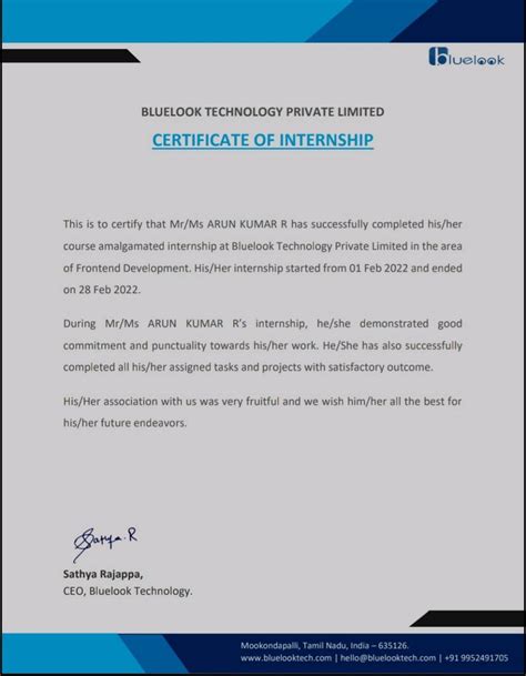 Arun Kumar On Linkedin Frontenddeveloper Frontendwebdeveloper Webdevelopment Internship2022