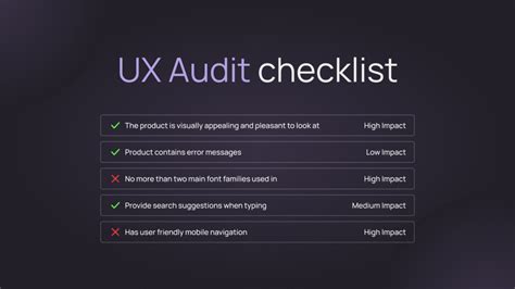 Free Ux Audit Checklist Ebook