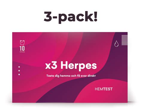 Herpes Hsv 1 And Hsv 2 Alla Tester Hjemmetestet Dk