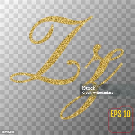 골드 반짝이 가루 편지 Z 손에 그린 투명 배경 스타일 골든 글꼴 유형 편지 Z 대문자입니다 벡터 일러스트입니다 0명에 대한 스톡 벡터 아트 및 기타 이미지 Istock