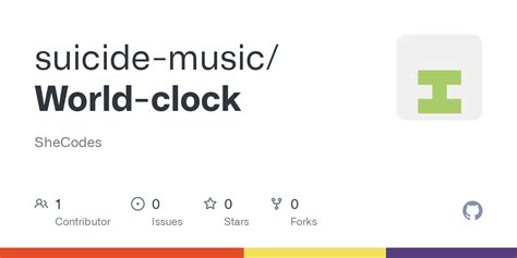 Github Suicide Musicworld Clock Shecodes