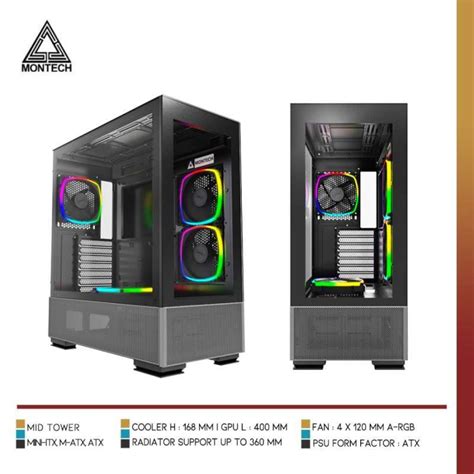 Jual Montech Sky Two Mid Tower Computer Case Hitam Di Seller Nano
