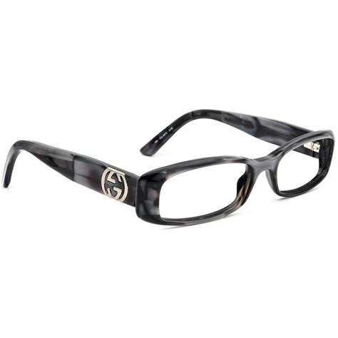 Gucci Eyeglasses Gg 2973 Sve Gray Marble Rectangular Frame Italy 50[]16