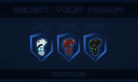 New Armor Select Gui Image Sector X Indiedb