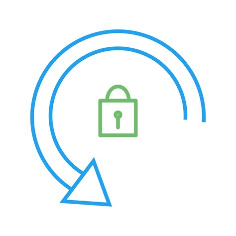 Rotation Locked Vector Icon Vector Art At Vecteezy
