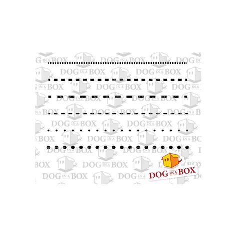 Pattern Stencil N12 Reusable Dotted Lines Stencil Seamless