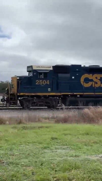 Csx Gp38 3 2007 And Gp38 2 2504 Sitting At Wildwood 21223 Youtube