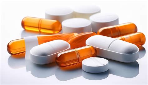 Prescription Medication On A White Background Premium Ai Generated Image