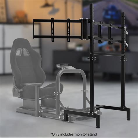 Marada Racing Sim Triple Monitor Stand Tv Stand Fit 50mm Round Tube