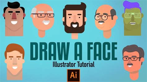 How To Draw A Human Face In Illustrator