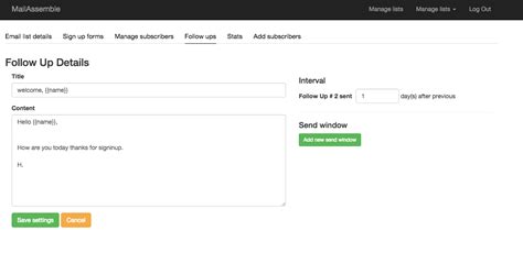 Single Page Application Autoresponder With Angular And Rails Follow