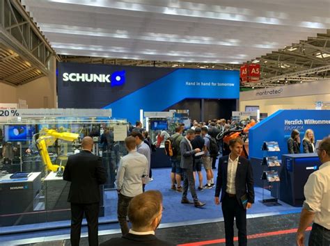 Evan Haley On Linkedin Visiting Our Partners Schunk At The Automatica Show In Munich