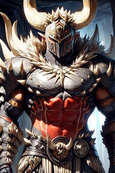 Nergigante Male Armor Monster Hunter World ｜ai Art Model And Lora Pixai