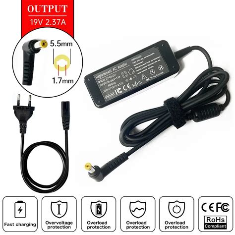 19v 237a Laptop Ac Adapter Charger For Acer Aspire E5 511