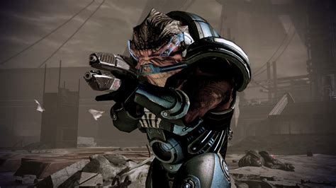 Download Grunt The Powerful Krogan Warrior From Mass Effect Wallpaper
