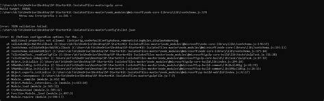 Sharepoint Online Gulp Serve Error No Valid Rules For TypeScript Files SharePoint Stack