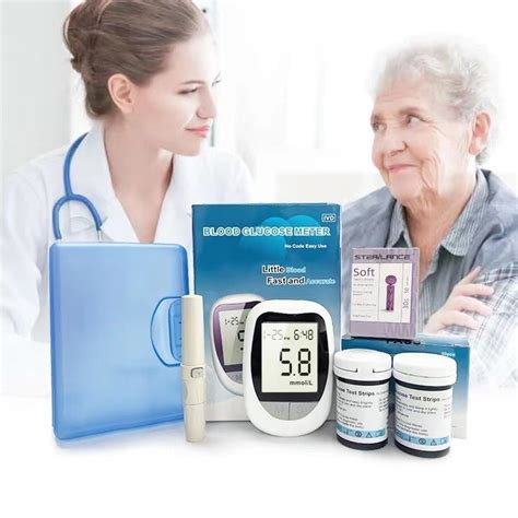 血糖仪医用血糖检测仪 血糖分析仪器血糖测试纸 试条 英文外贸 阿里巴巴
