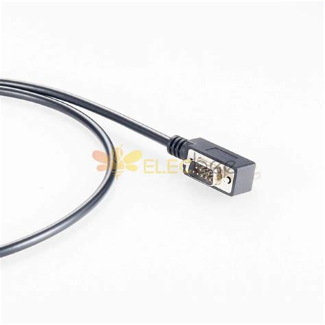Ftdi Chip Usb 2 0male Serial Adapter To Rs232 Db9 Male Left Angled Data