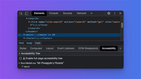 using html landmark roles to improve accessibility