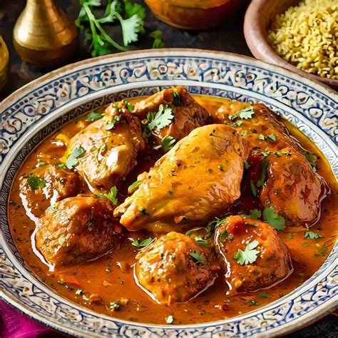 Moroccan Saffron Chicken Tagine Recipe