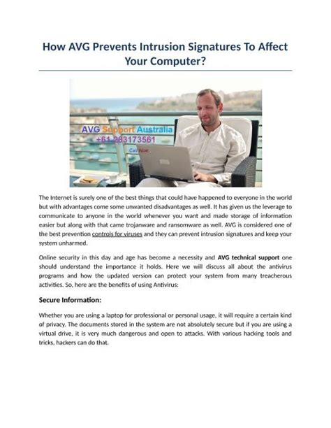 How Avg Prevents Intrusion Signatures To Affect Your Computer