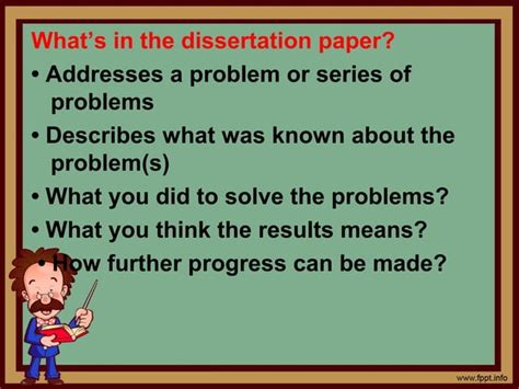 Dissertation Seminar Report Ppt