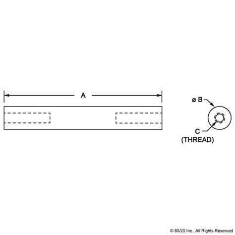 9825 34 Connector Rod X 17875 With 21 Between Frame Cpi Automation