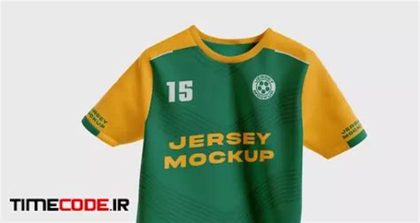 دانلود موکاپ لباس ورزشی Soccer Jersey Mockup 35405781 تایم کد