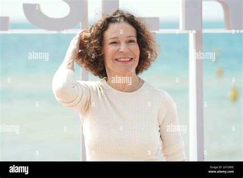 Sylvie Flepp Attends The Plus Belle La Vie Photocall During The 7th Canneseries International