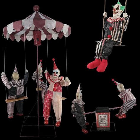 Clowns Electric Animated Halloween Props Package Deal The Horror Dome