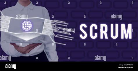 Handwriting Text Scrum Concept Meaning Handwriting As Distinct From