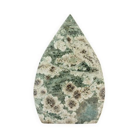 Green Flower Jasper Freeform Crystal Vaults