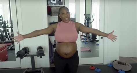 Loveeee To See This Kind Of Strength In Pregnancy Serena Williams