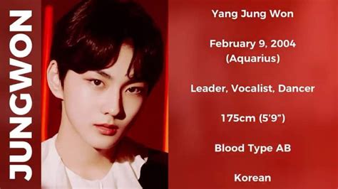 Enhypen Jung Won Profile Supportive Dont Forget Profile