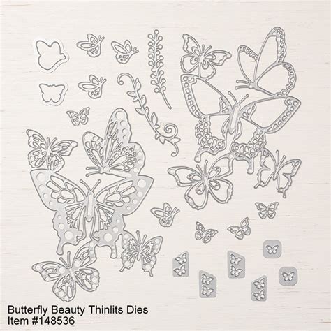 Personally Yours Sponged Butterfly Beauty Thinlits Dies
