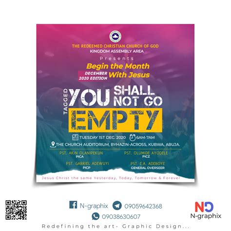 N Graphix E Flyer For Rccg Kingdom Assembly Area Dezined Facebook