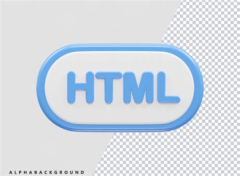 Html Web Icon D Rendering Psd And Eps Graphic By Clipmaster Creative Fabrica