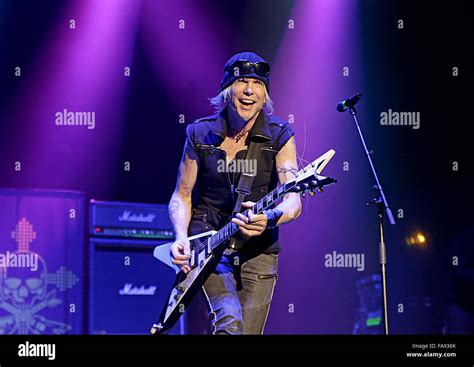 Michael Schenker Group Performing At Manchester O2 Apollo Featuring